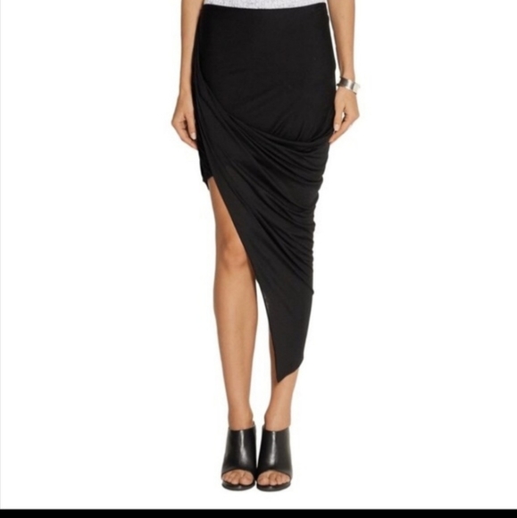 Helmut Lang | Skirts | Helmut Lang Black Iconic Twist Skirt | Poshmark